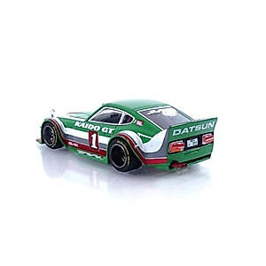 MINI GT Datsun KAIDO Fairlady Z Kaido GT V2#1 Green with White (Designed by Jun Imai) Kaido House Special 1/64 Diecast Model Car KHMG030