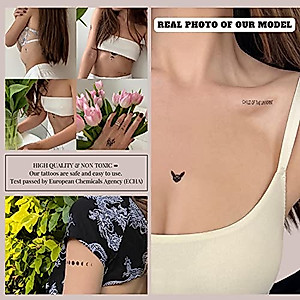 Realistic Temporary Tattoo | 250 Mix & Match Minimalistic set | fake tattoos | temporary tattoos for women Men | temporary tattoos adult | Waterproof and Long Lasting