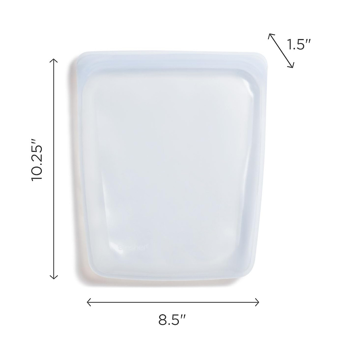 Stasher Platinum Silicone Food Grade Reusable Storage Bag, Rose Quartz (1/2 Gallon) | Reduce Single-Use Plastic | Cook, Store, Sous Vide, or Freeze | Leakproof, Dishwasher-Safe, Eco-friendly | 64 Oz