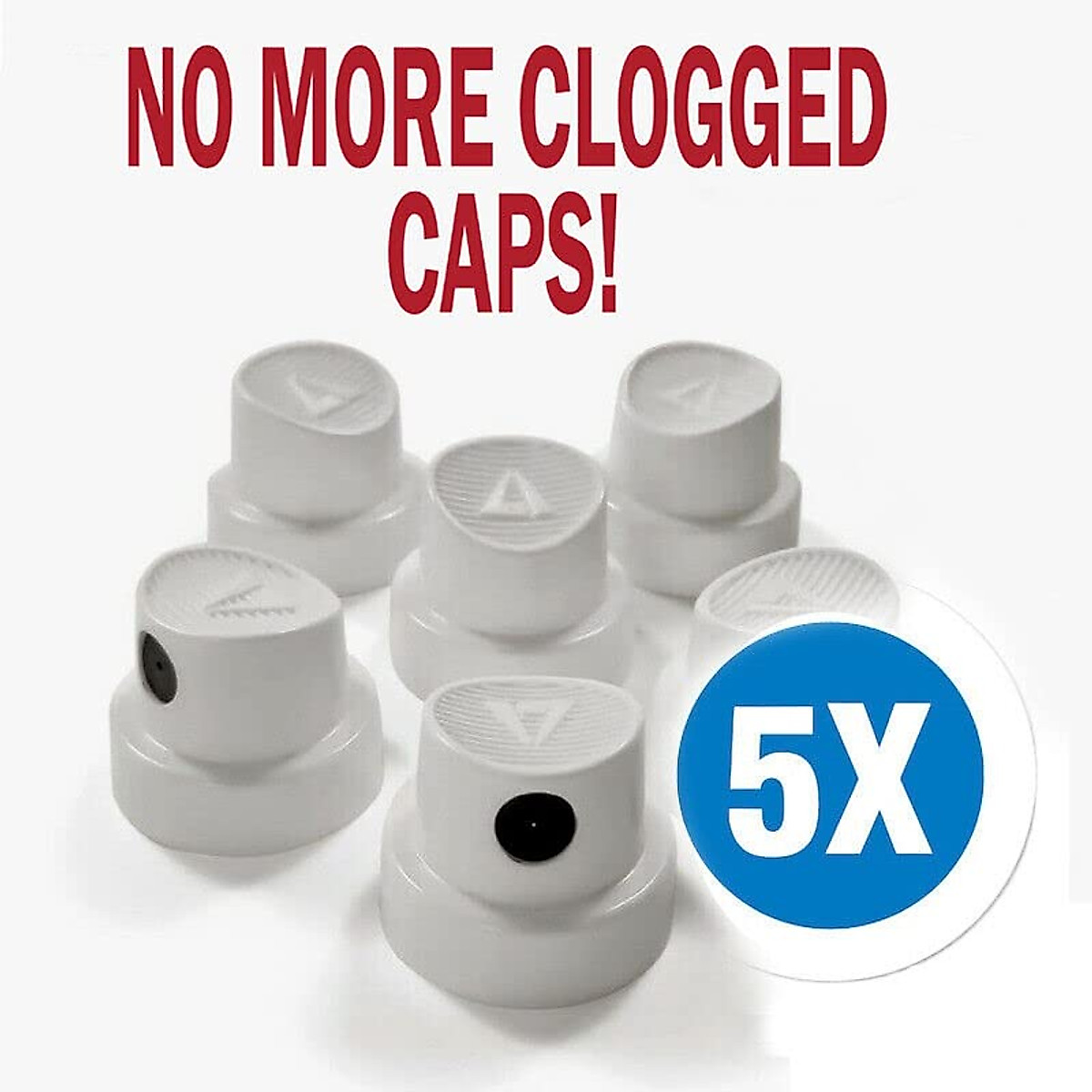 Spray Paint Caps for Rust-Oleum Spray Paint, Painters Touch 2X Ultra Cover, (5) Pack OEM Direct Fitment Caps