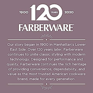 Farberware 21907 Dishwasher Safe Nonstick Sauce Pan/Saucepan with Straining and Lid, 1 Quart, Silver