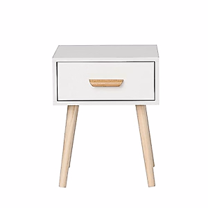 HIGOH Bedside Table Bedroom Bedside Table Coffee Modern Storage Drawer Bedside Table Bedroom Dresser Bedroom Furniture