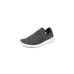 APL: Athletic Propulsion Labs Women's Techloom Wave Sneakers, Metallic Black/White/Melan, 9 Medium US