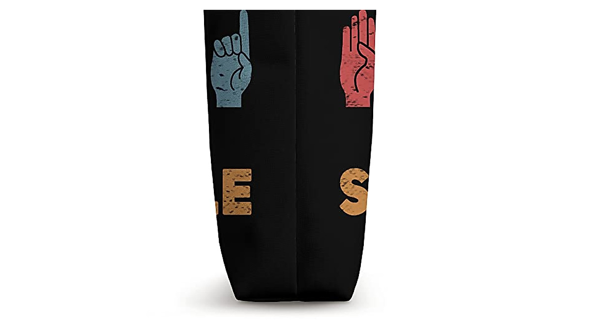 Deaf Pride ASL Tote Bag - Celebrate Deaf Culture & Sign Language