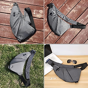 Xinxinyu Sling Bag Chest Backpack Casual Daypack Shoulder Crossbody Lightweight Anti Theft Outdoor Sport Travel Hiking for Men Women