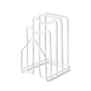Poeland Kitchen Pantry Organizer Rack for Dinnerware, Bakeware, Cookware, Cutting Boards, Pan Lids