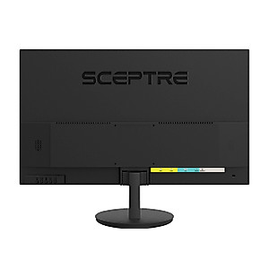 Sceptre E275W-1920 27" FHD 1080p 75Hz Monitor HDMI VGA Build-In Speakers, Metal Black