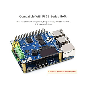 waveshare Pi Zero to Raspberry Pi 3 Model B/B+ Adapter, Onboard 4-CH USB Interface, 100M Ethernet Port and HDMI Port, Alternative for Raspberry Pi 3B/B+, Support Pi Zero and Zero 2W