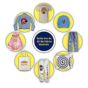 World of Patches Animal Trendy Heat Print Iron on Deals for Clothing Design Lion King Iron on Patches for T-Shirt Hoodie Pillow Iron on Thermal Transfer ( B-S )