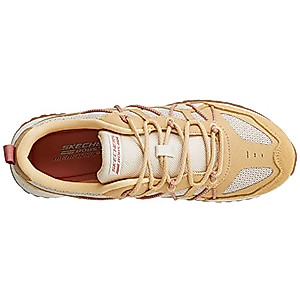 Skechers Bobs Squad 3 Zigzag Swagger Womens Shoes Size 8, Color: Wheat