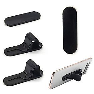 Cell Phone Grip, Universal Handheld Finger Strap Loop Holder for iPhone Samsung Smartphone Kindle Tablet Car Vent Holder by FourPlusOne
