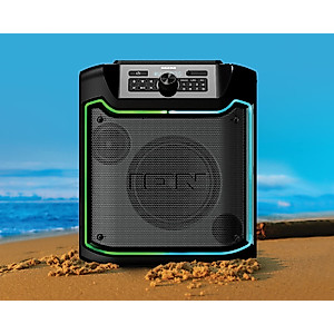 ION Trailblazer - High-Power All-Weather Rechargeable Bluetooth Speaker with Qi Wireless Charging