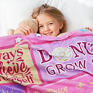 BRITHHAHA 10th Birthday Gifts for Her- 10 Years Blanket 60"X50"- 10 Funny Gift Idea- 10 Year Old Birthday Gifts- Gifts for 10 Year Old Female Women Girl Bestie Sister- 10th Birthday Gift Ideas