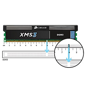 Corsair 16GB XMS3 (2x 8GB) DDR3 SDRAM 1600MHz 240-Pin 16 Dual Channel Kit DDR3 1600 (PC3 12800) CMX16GX3M2A1600C11