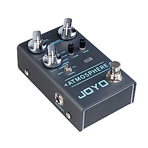 JOYO R-11 Baatsin Overdrive Distortion Bundle with R-14 Atmosphere Reverb for Electric Guitar Effects Most Frequently Combination Budget Pedals