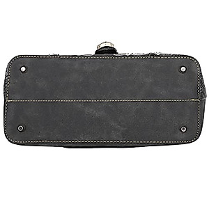 Montana West Concho Concealed Handgun Collection Tote Handbag-Black