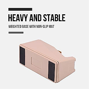 Lichamp Desktop Tape Dispenser Holder with Large 3 inches Core for Masking Tape, Heat Transfer Tape Sublimation, Painters Tape, Freezer Tape and Kitchen Tape