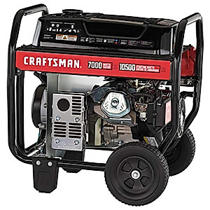 Craftsman 7000W Portable Generator with CO Detection, Powered by Briggs & Stratton - CARB Compliant, 030734
