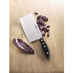 ZWILLING Twin Pollux Chinese Chef's Knife, 7 inch, Black
