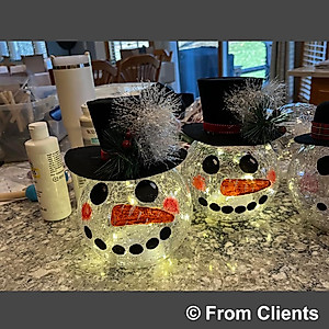 Crackle Globe LED Lamp Battery Operated, Lighted Glass Orb for Festival Christmas Decoration, Gold Mercury Glass Ball Light for Living Room Indoor, Glowing Night Light Ball Lamp, Sphere Table Lamp