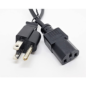 Pc Accessories - Connectors Pro 5-Pack 18" Universal Power Cord 1.5 ft, IEC320 C13 to NEMA 5-15P 18 Inches Cable, CSA UL RoHS