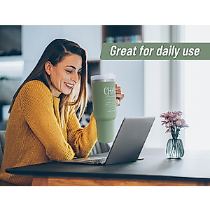 DLOCCOLD Thank You Gifts for Women, Chaos Coordinator Tumbler, Boss Lady Gifts for Women, Coworker, Mom, Manager, Teacher, Nurse, Birthday, Administrative Professional Day Gifts, 40oz Tumbler, Cream