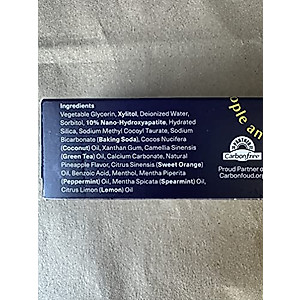 ELIMS Reflection Toothpaste 2 Pack - Lavender Vanilla Mint & Pineapple Orange Mint Flavor - Natural Toothpaste for Whitening & Sensitive Teeth - Nano-Hydroxyapatite & Xylitol - Fluoride Free - 2 x 4oz