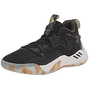 adidas Unisex Harden Stepback 3 Basketball Shoe, Black/Dash Grey/Carbon, 11.5 US Men