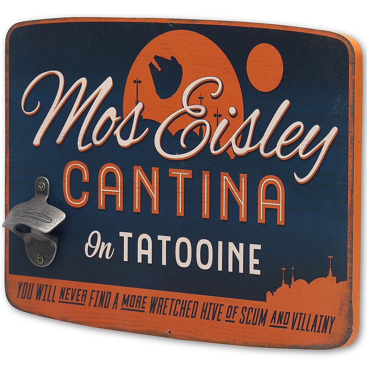 Disney Star Wars Mos Eisley Cantina Wall Bottle Opener - Vintage Star Wars Bottle Opener - Great Gift Idea