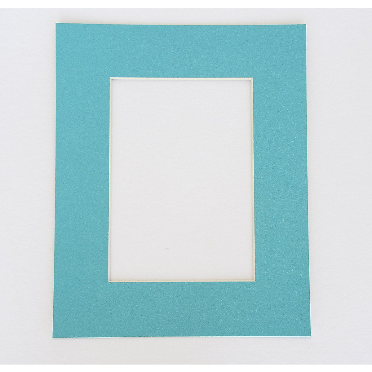 topseller100, Pack of 10 Light Blue 11x14 Picture Mats Matting with White Core Bevel Cut for 8x10 Pictures