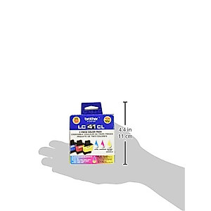 Brother LC41 Color 3 Pack 1 each Cyan, Magenta, Yellow