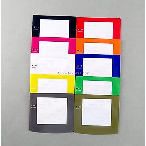 Plastic Screen Lens for Gameboy Color GBC Console Screen Plastic Mirror Panel (White)