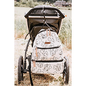 Petunia Pickle Bottom Mickey Mouse Stroller Hook | Black | for All Strollers or Shopping carts | for Carrying Diaper Bags, Book Bags, and Purses | Disney Fun