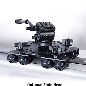 SolidTrax Universal Track Dolly DIY Wheels - Set of 4 - Works with Modus System