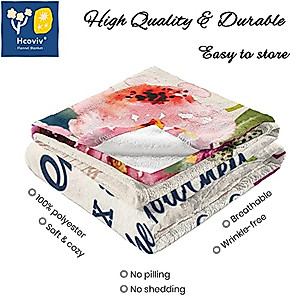 Hcoviv Retirement Gifts for Women Blanket 60"X 50", Funny Female Retirement Party Decorations Gift Ideas - Best Female Retirement Gifts - Unique Going Away Gift for Coworker, Friends Throw Blankets