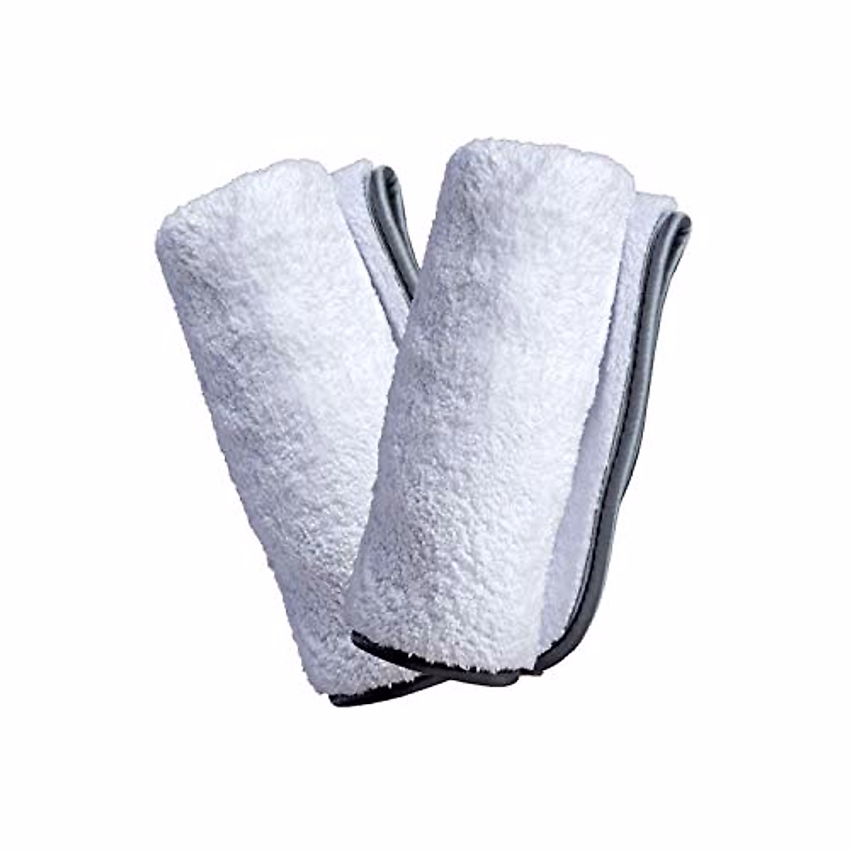 Adam's Double Soft Microfiber Towel - Premium Quality Microfiber Polishing Towel with Scratch-Free Satin Edge - Buff Away Polishes & Car Wax with Ease (2 Pack)