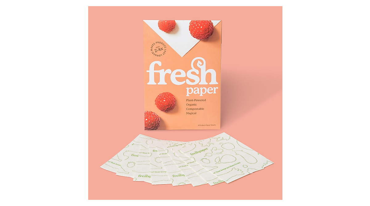 FRESHPAPER Food Saver Sheets for Longer Fruit & Veggie Freshness