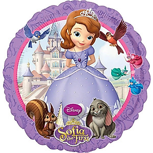 Anagram 1 X Disney's Sofia The First Fifth 5TH Happy Birthday Party Balloons Decorations Supplies