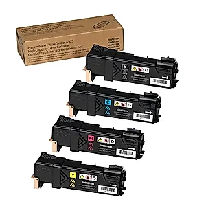 Phaser 6500 Workcentre 6515 Remanufactured High Capacity Toner Cartridge Black Cyan Magenta Yellow Replacement for Xerox 106R01597 106R01594 106R01595 106R01596.