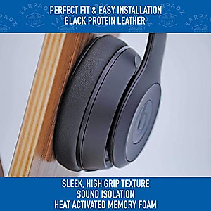 Dekoni Beats Solo 3 Wireless Headphones Earpad Replacement | Memory Foam Ear Pad Covers | Protein Leather