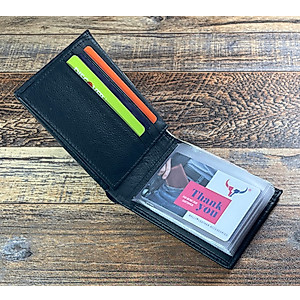 Set Of 2 Heavy Duty Vinyl Credit Card ID Holder Wallet Insert MADE IN USA