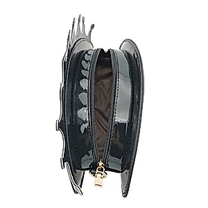 Evil Eye Lash Quirky Bag Novelty Evening Chain Purse Odd Shoulder Handbag for Women Girls (Blue) Medium