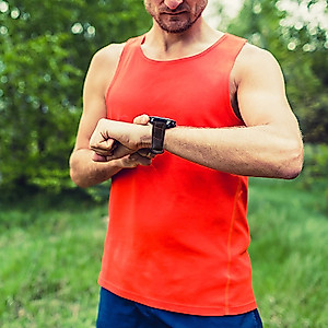 TIESOME Quick Release Leather Watch Bands, Replacement Leather Watch Strap for Men Women - 18mm 20mm 22mm (22mm, Black)