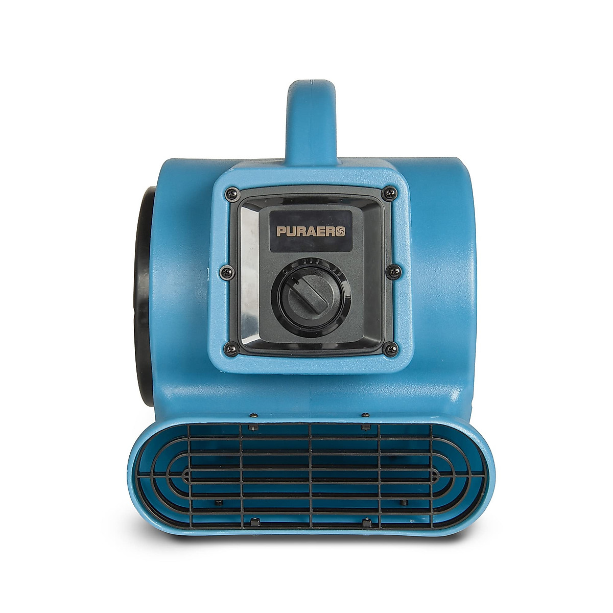 PURAERO Mini Air Mover | Carpet Dryer and Blower Fan | High-Velocity Floor Fan for Crawlspaces, Attics, Basements, Bathrooms | 1/5 HP 800 CFM | Water Damage Restoration, Grow Rooms | PA-200-AM | Blue