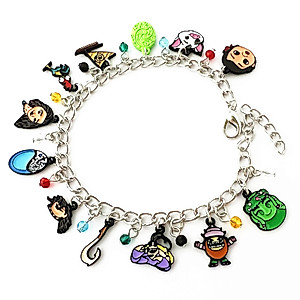 AYJBDGR Universe of Fandoms Anime Cartoons Charm Bracelet Gifts for Women