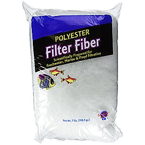 Blue Ribbon Pet Products ABLPLY7 Polyester Floss Bag Filter Media for Aquarium, 7-Ounce