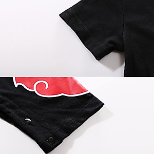 RELABTABY Newborn Baby Boys Girls Onesie Cosplay Anime Baby Clothes One Piece Lovely Short Sleeve Cartoon Romper Outfits