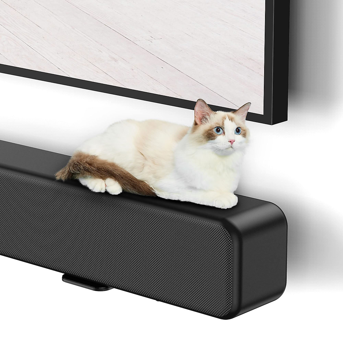 HomeMount Universal Soundbar Wall Mount - Adjustable Sound bar Mounts Mounting Shelf Stand Bracket for Fire TV/Samsung/TCL Channel Home Theater/LG/Vizio/Polk Audio/Klipsch/Insignia/JBL/Sony Sound Bars