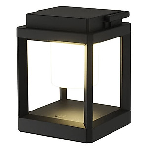 Solar-Powered LED Lantern, Dimmable Hanging Camping Lantern Light, IP44 Waterproof Table Lamp for Garden Table Patio Party
