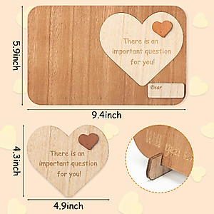 Luiqs Vens Godparents Proposal Gift Picture Frame, Will You Be My Godparents Photo Frames Announcement Gift from Godchild, Wooden God Parents Ideas Baptism Christening Christmas